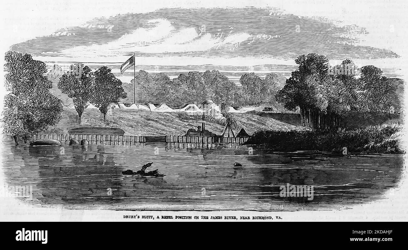 Civil war american drewry's bluff hi-res stock photography and images - Alamy
