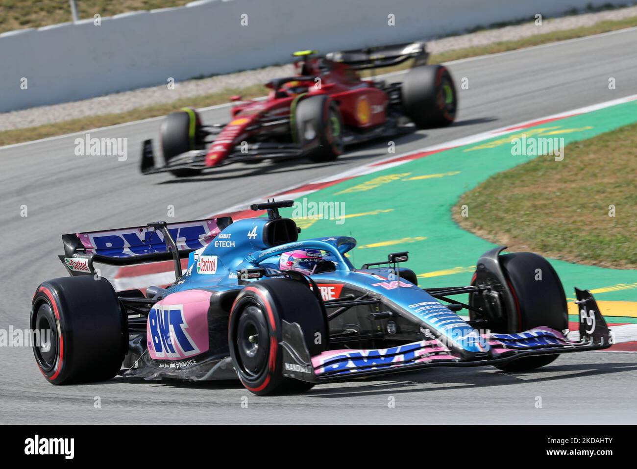 Fernando Alonso's Alpine during the qualifying of the Formula 1 Pirelli ...