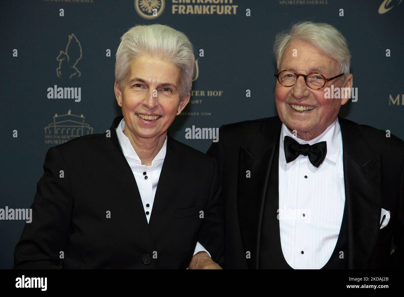 Marie-Agnes STRACK-ZIMMERMANN, with husband Horst, red carpet, Red ...