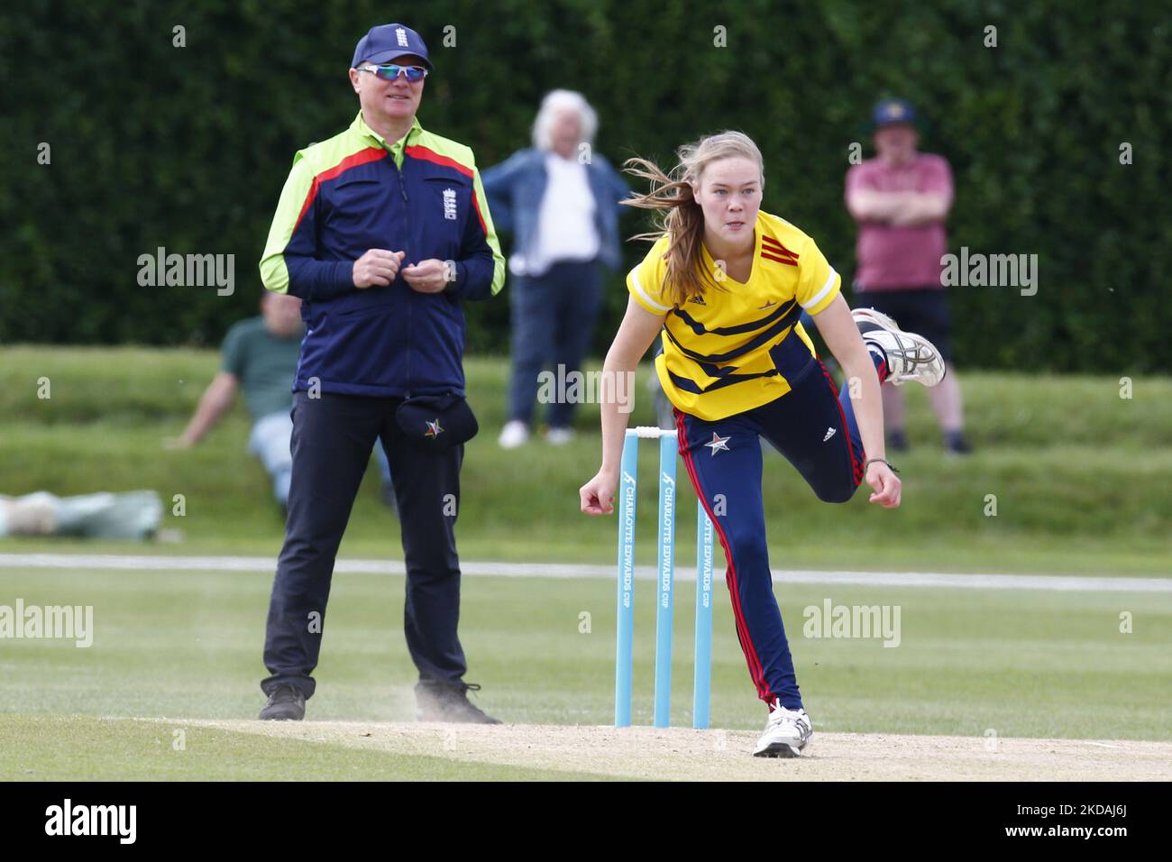 South East Stars Alexa Stonehouse during Charlotte Edwards Cup between ...