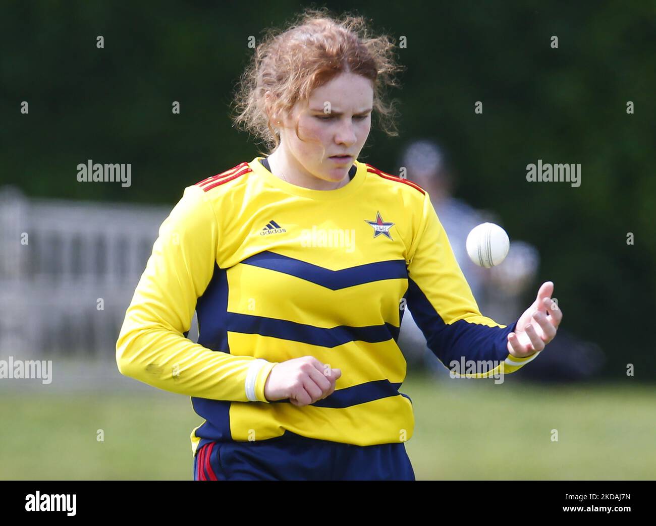 South East Stars Kalea Moore during Charlotte Edwards Cup between South ...