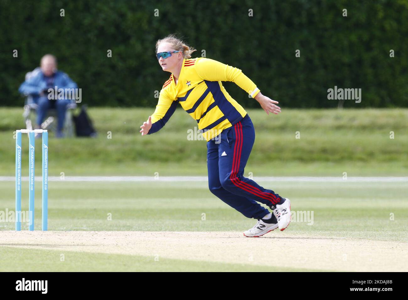 South East Stars Bryony Smith during Charlotte Edwards Cup between ...