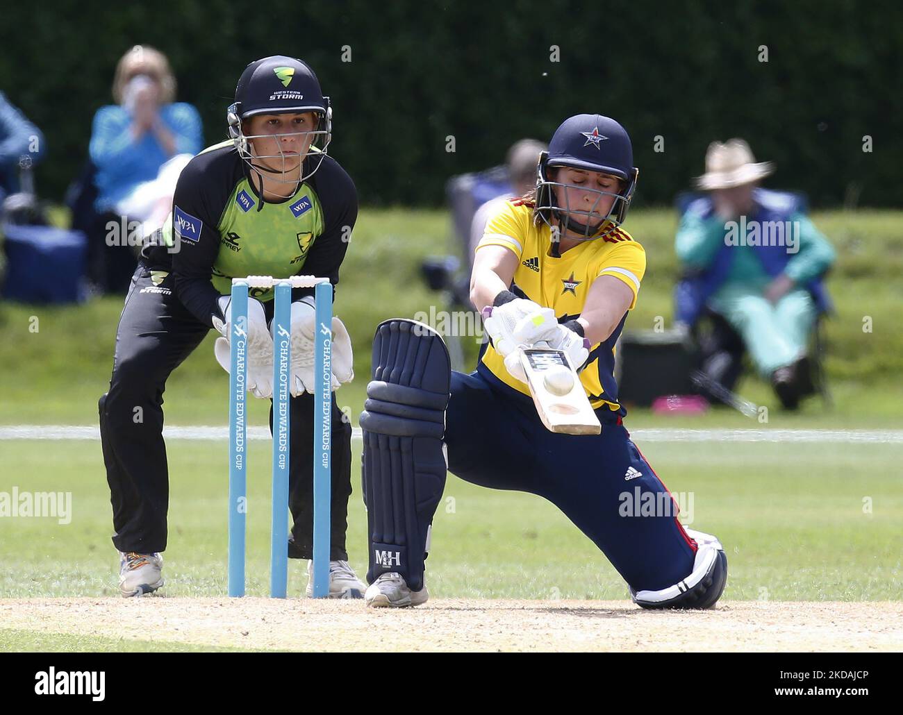 BECKENHAM ENGLAND - MAY 21 :L-R Western Storm's Natasha Wraith and ...