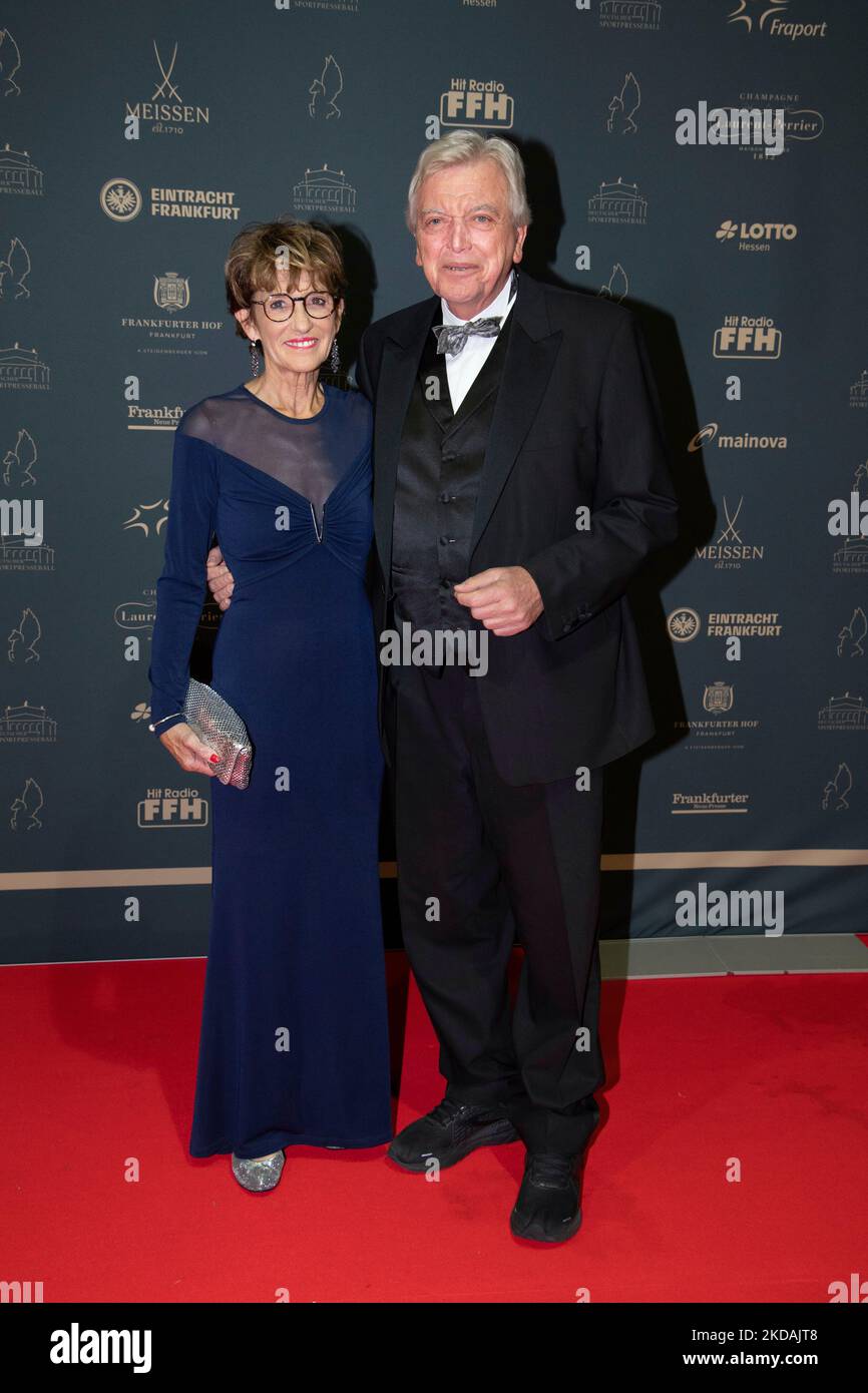 Volker BOUFFIER and his wife Ursula, red carpet, Red Carpet Show, 40th ...