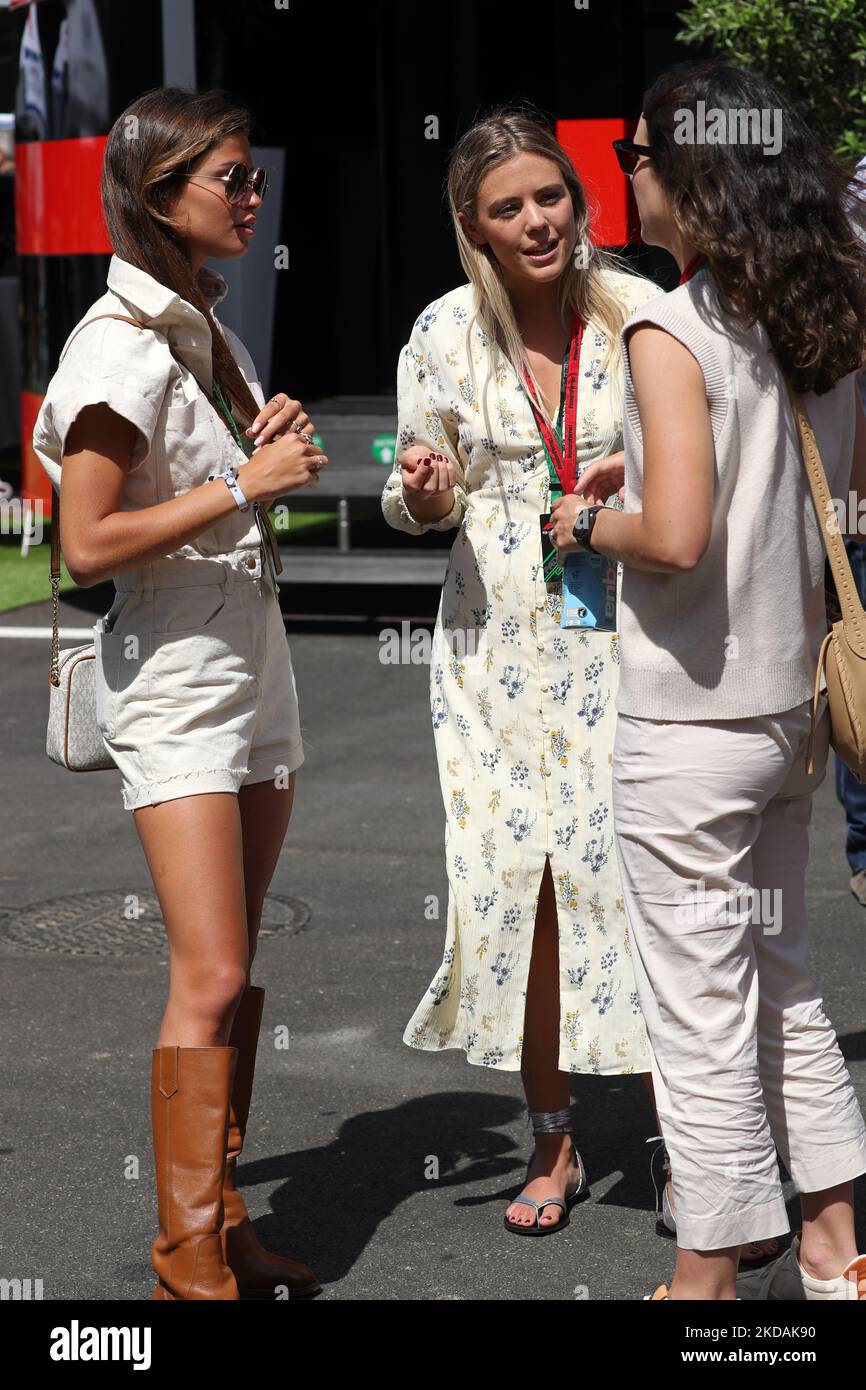 Luisinha Oliveira, Lando Norris's girlfriend, and Isabel Hernaez ...