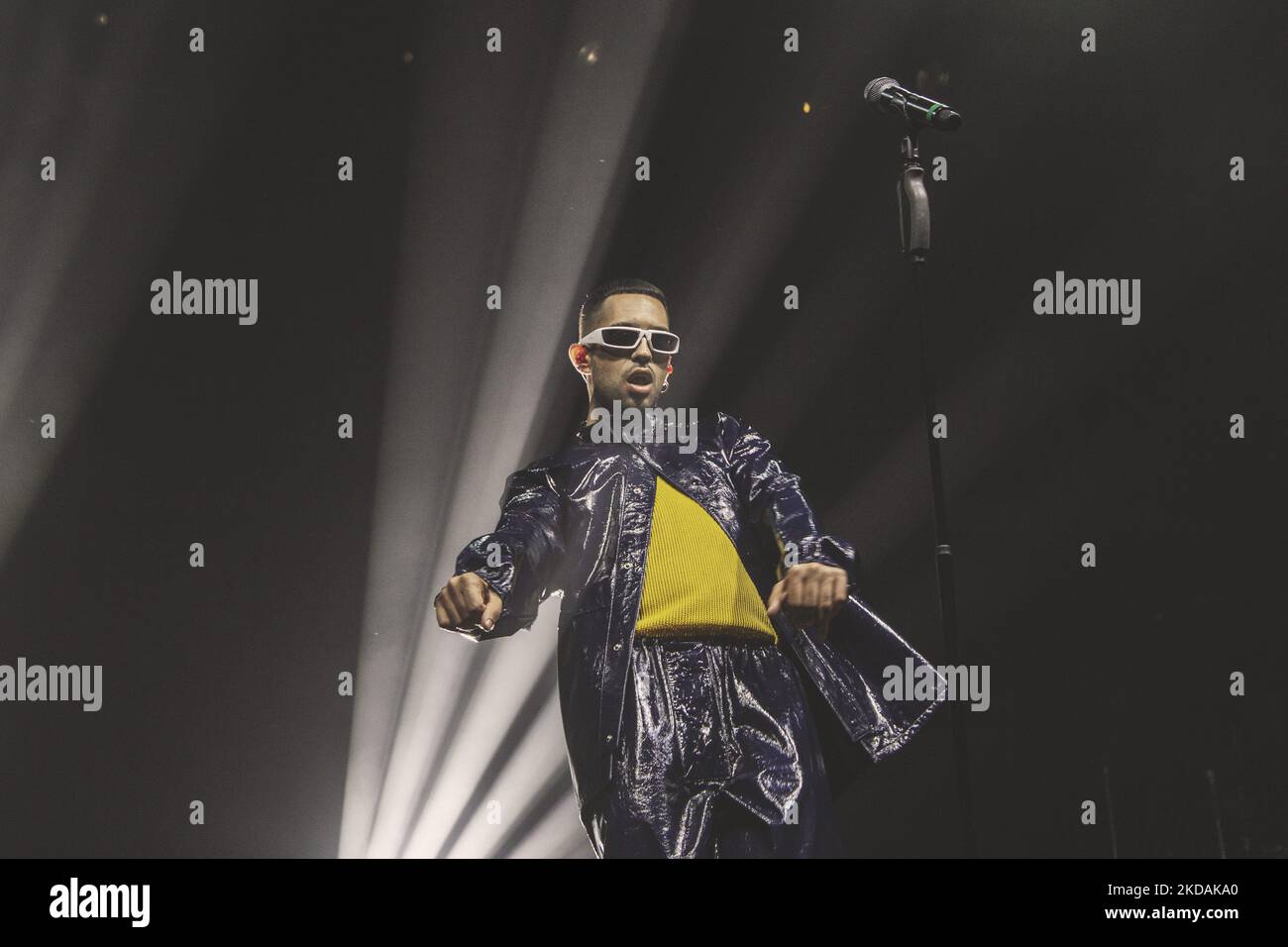 Mahmood (Alessandro Mahmoud) performs live in concert at Atlantico in ...