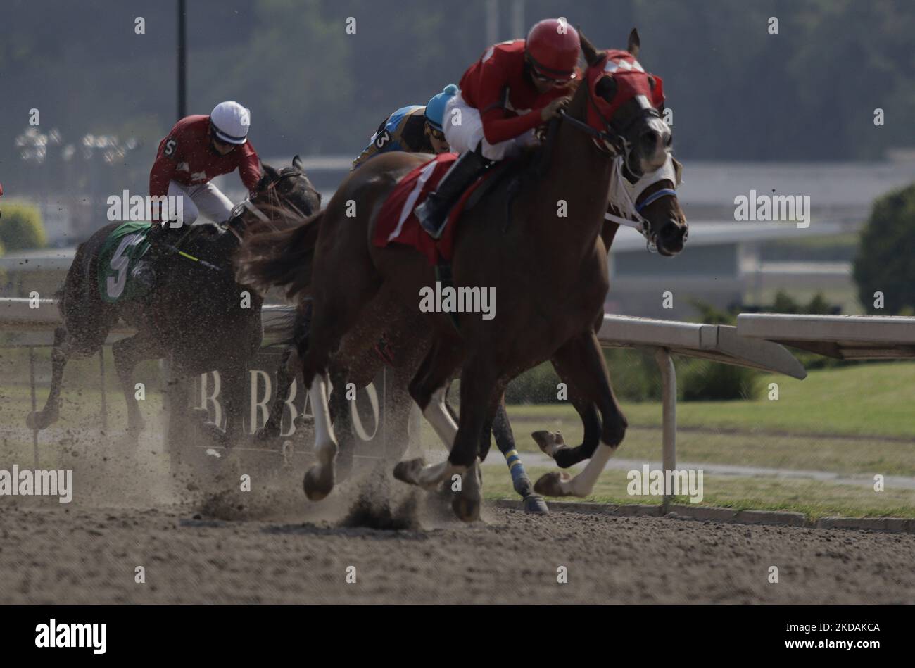Second Women's Jockeys Race at the Hipódromo de Las Américas in Mexico ...