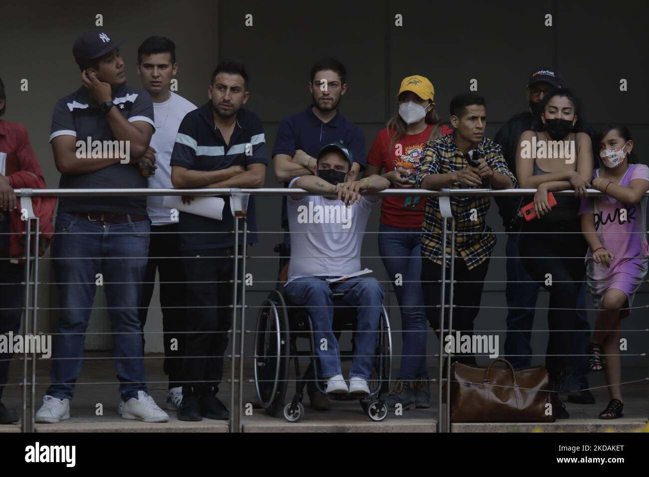 A group of spectators prior to the Second Women Jockeys Race at the ...