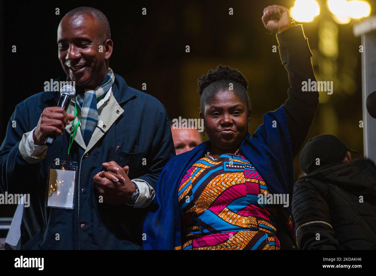 Left-wing vice-presidential candidate for the political alliance 'Pacto ...