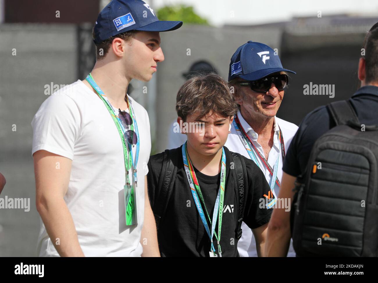Emerson Fittipaldi and his son Emmo during the Formula 1 Pirelli GP of ...