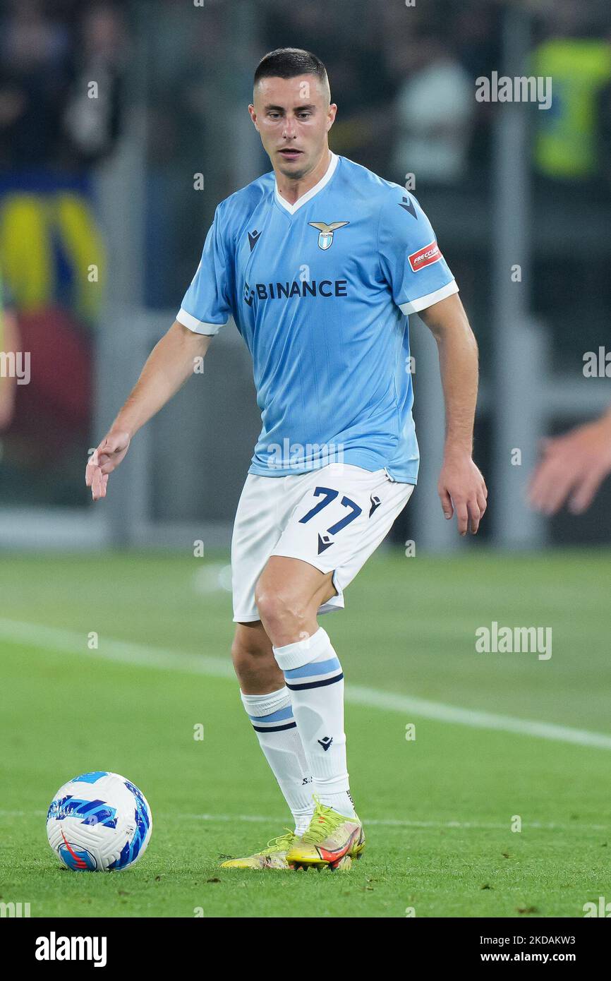 Adam Marusic of SS Lazio during the Serie A match between SS Lazio and ...
