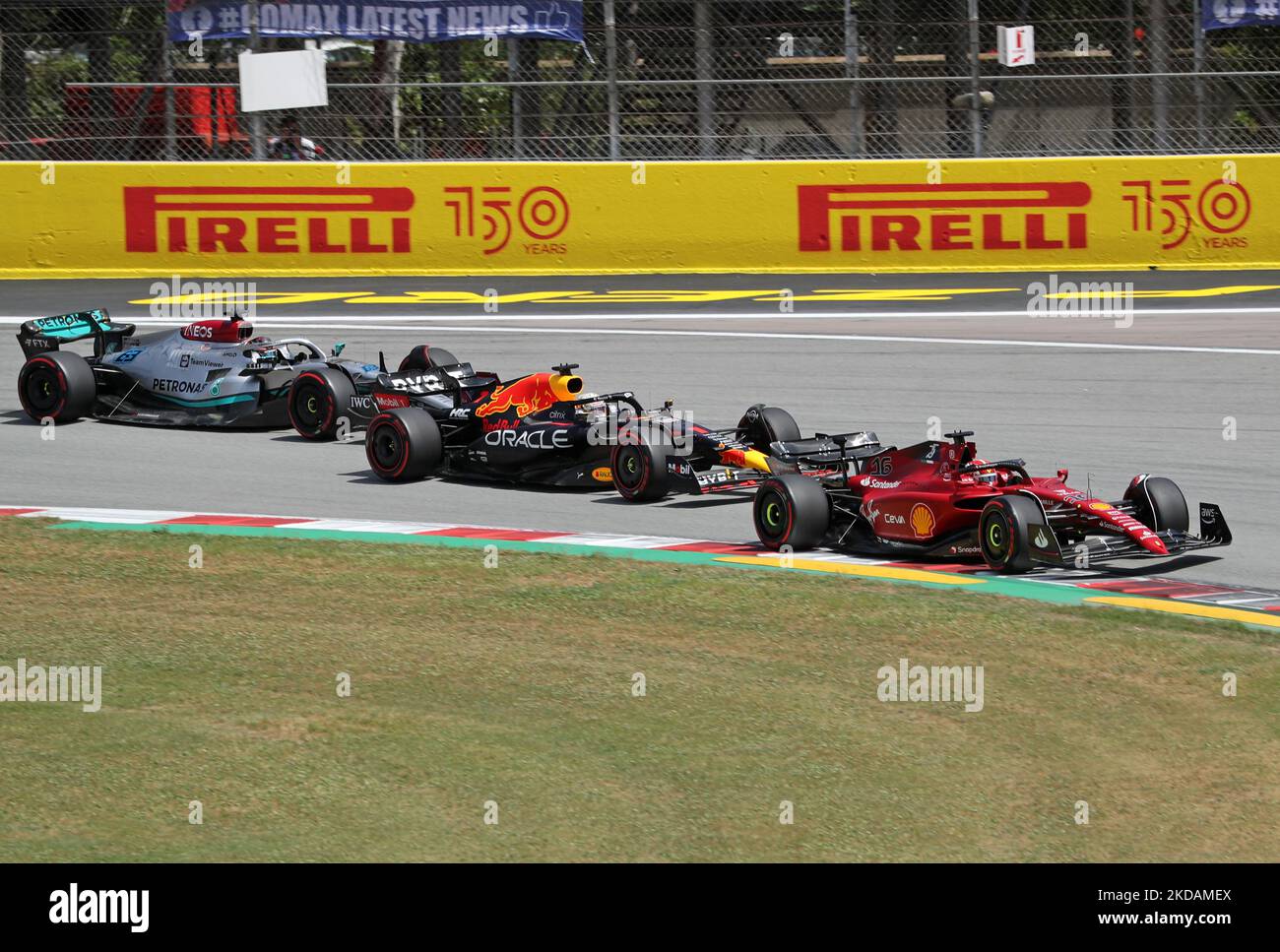 Max verstappen george russell spain hi-res stock photography and images ...