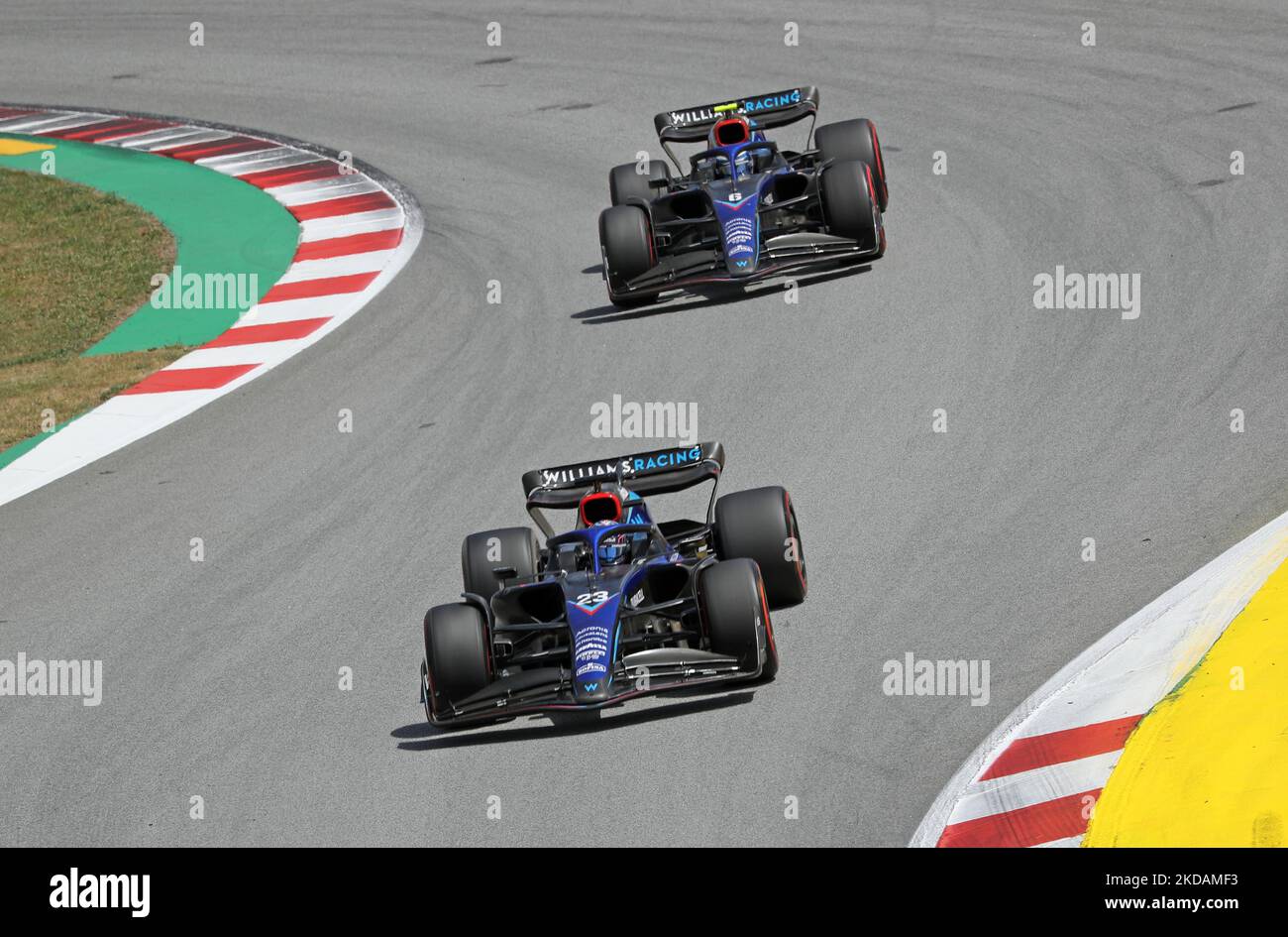 Alexander Albon's Williams during the Formula 1 Pirelli GP of Spain ...