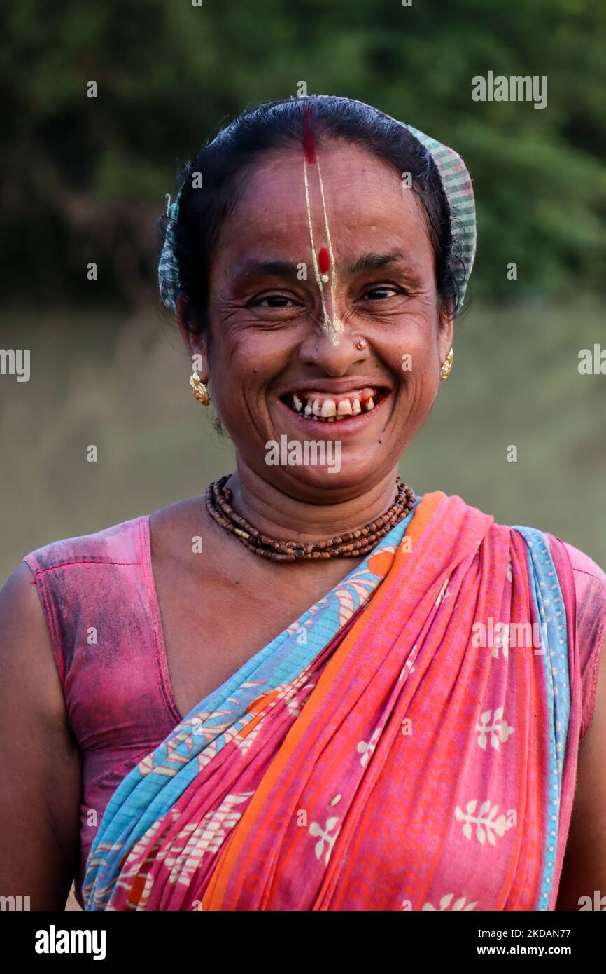 A portrait of a farmer in Mayong, Assam, India on 22 May 2022. (Photo ...