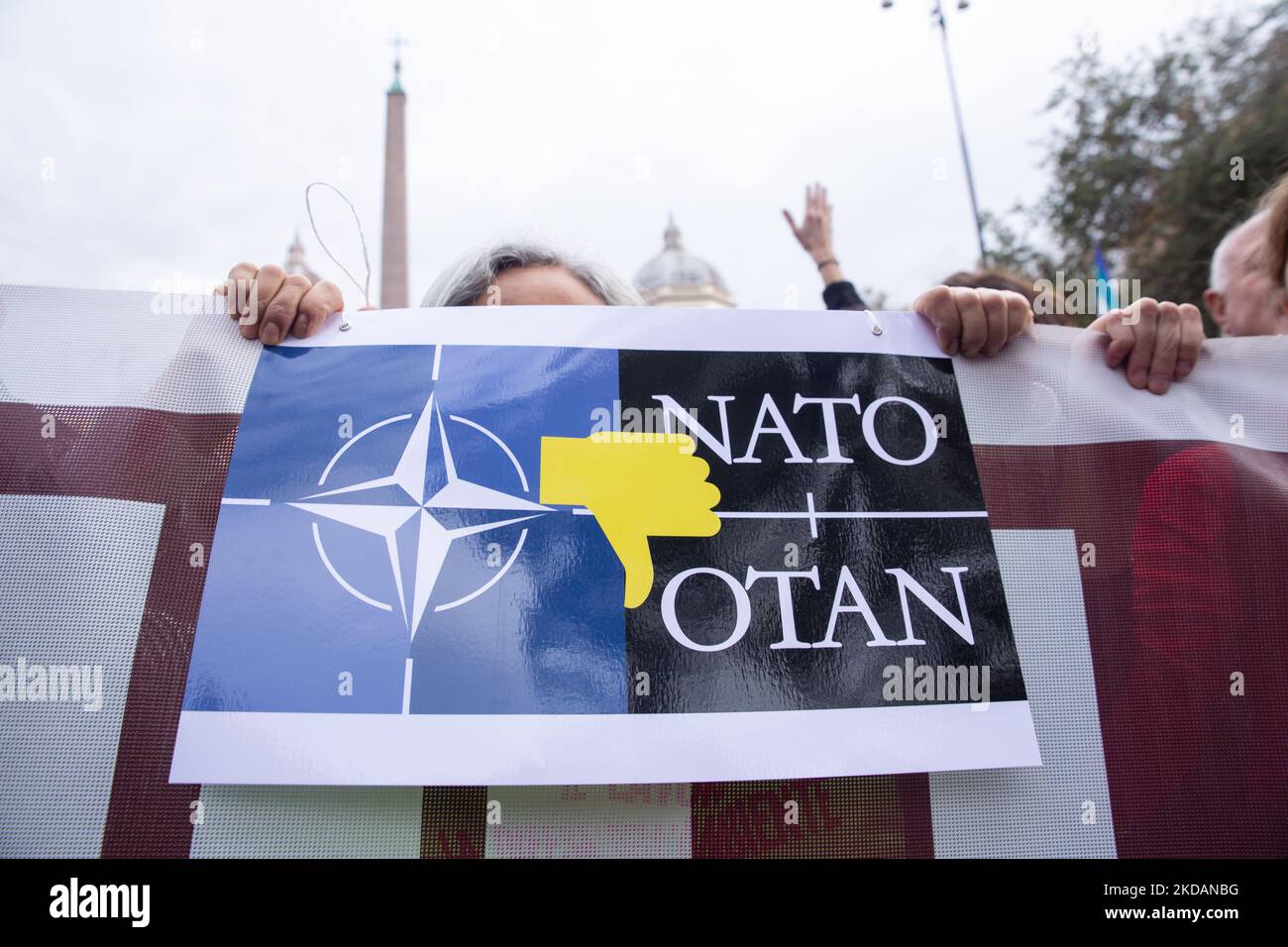 National demonstration for peace in Rome organized by Italian ...