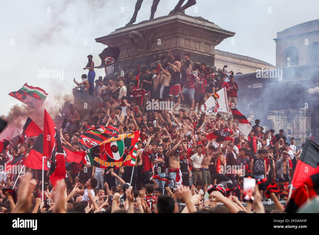 Milan scudetto celebrations hi-res stock photography and images - Alamy