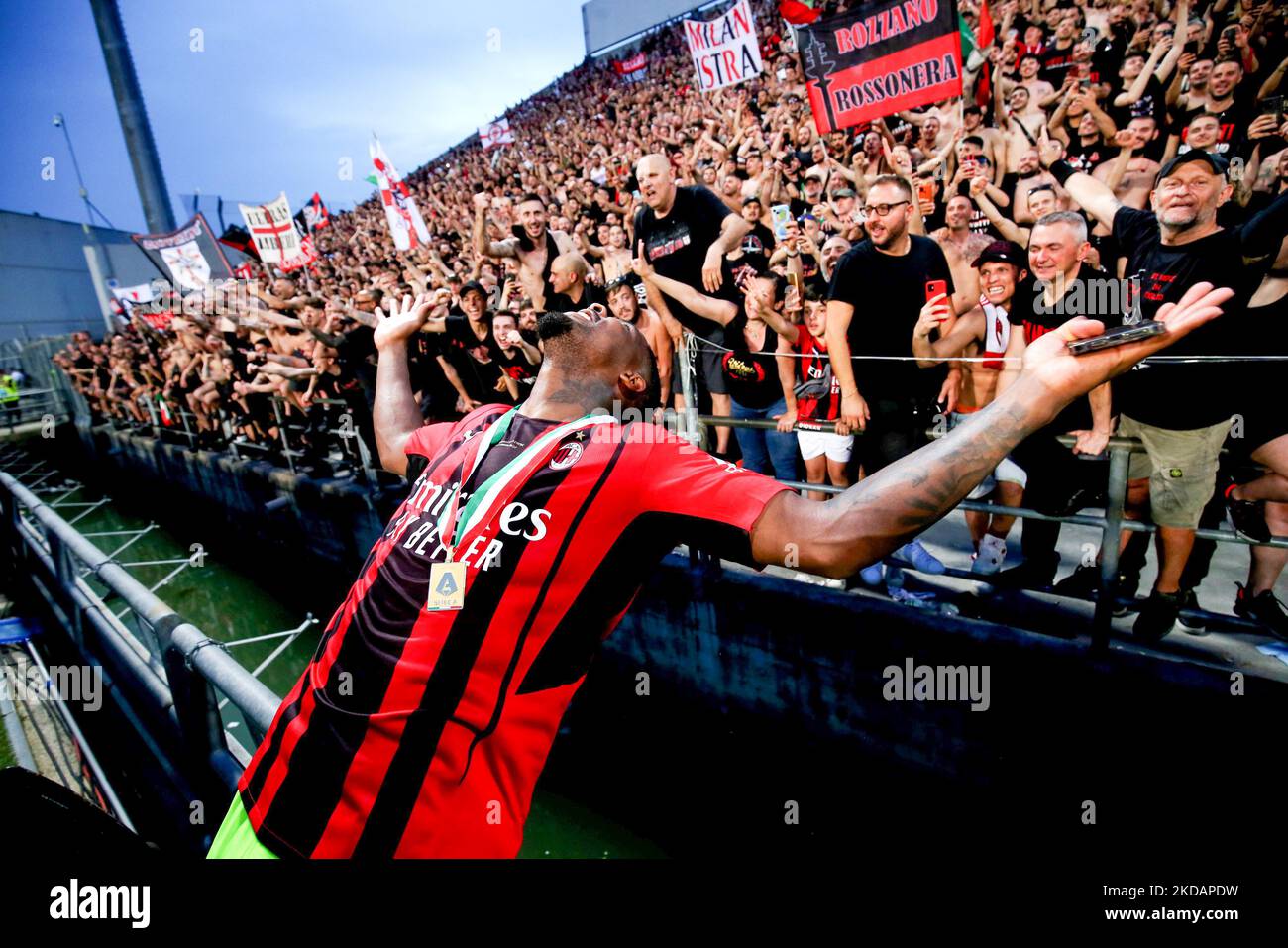Fikayo Tomori of AC Milan during U.S. Sassuolo Calcio against AC Milan ...