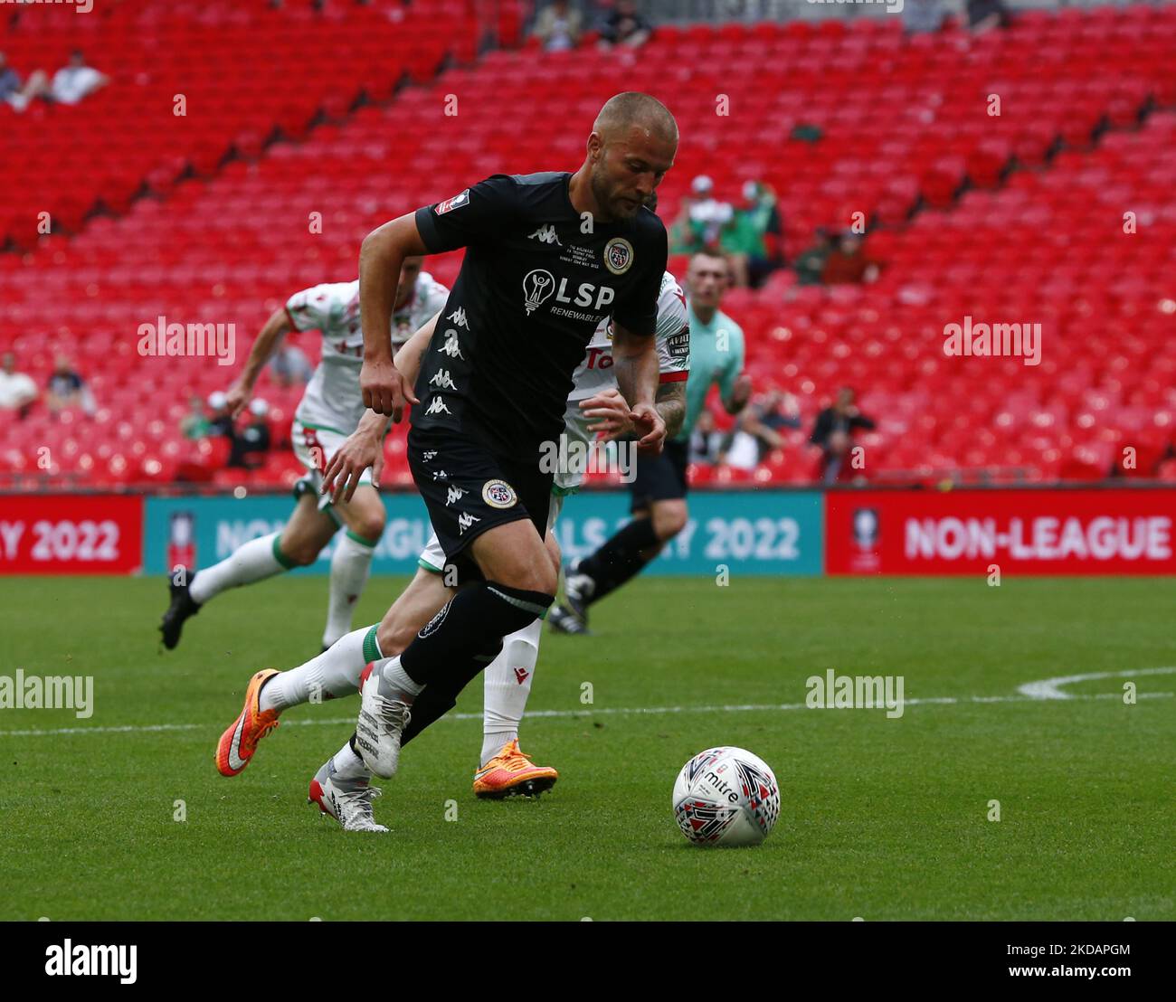 LONDON, ENGLAND - MAY 22: Luke Coulson of Bromley during The Buildbase ...