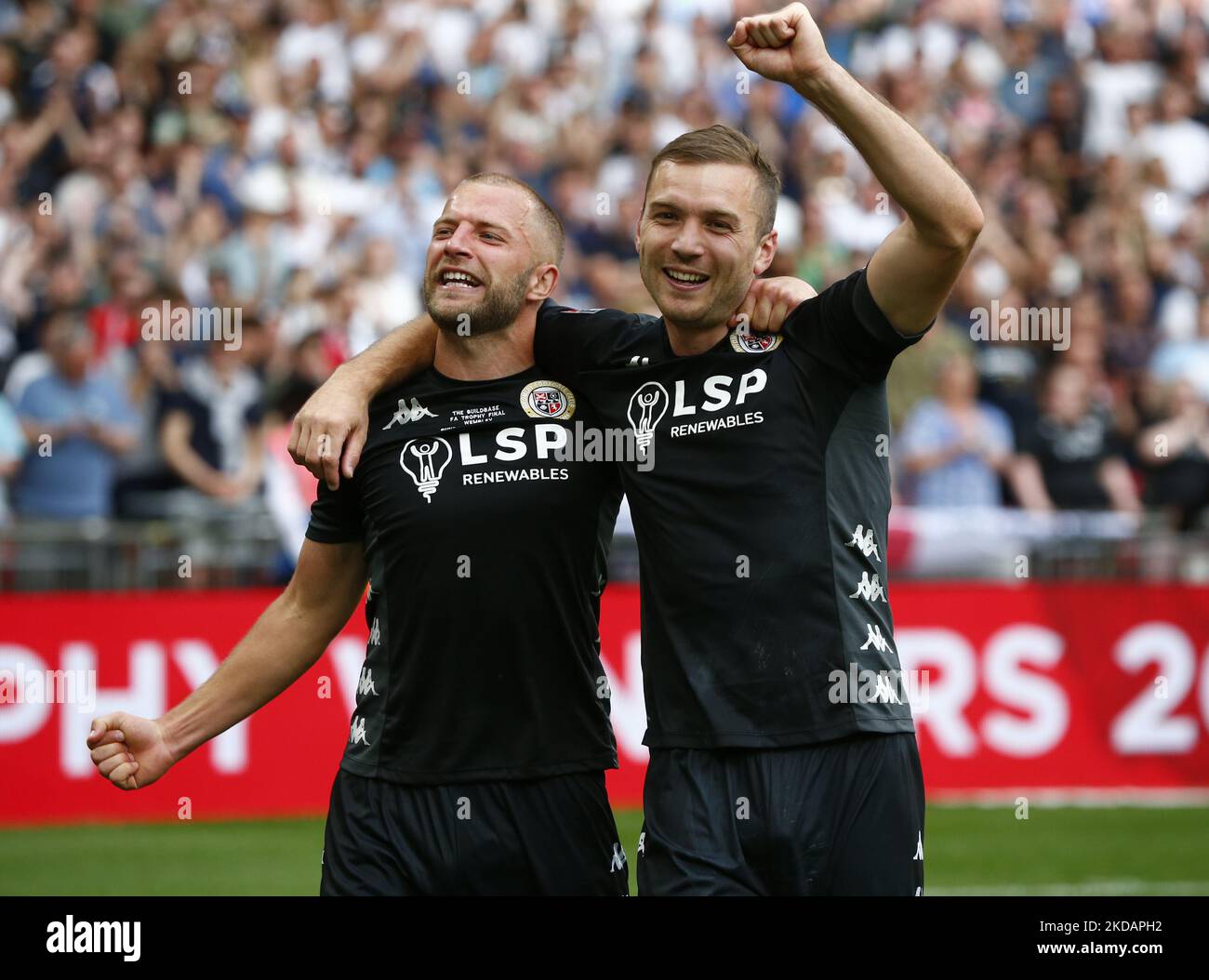 LONDON, ENGLAND - MAY 22: L-R Luke Coulson and Michael Cheek of Bromley ...