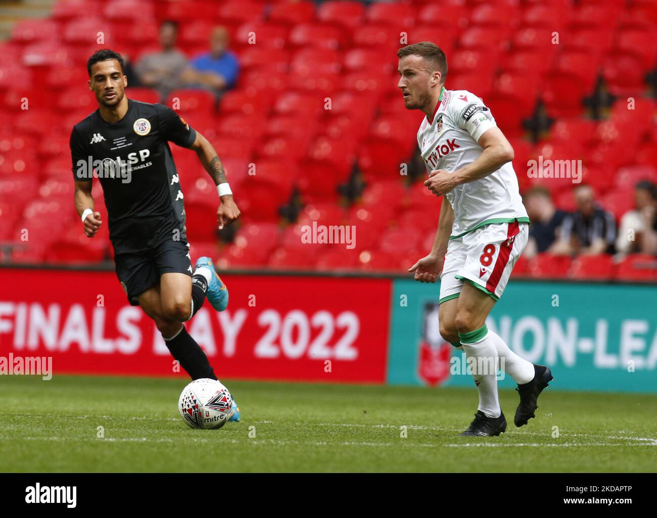LONDON, ENGLAND - MAY 22: Wrexham's Luke Young during The Buildbase FA ...