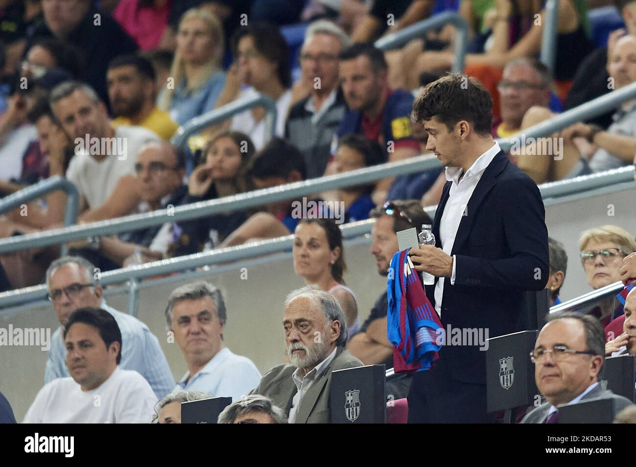 Charles Leclerc during the LaLiga Santander match between FC Barcelona ...