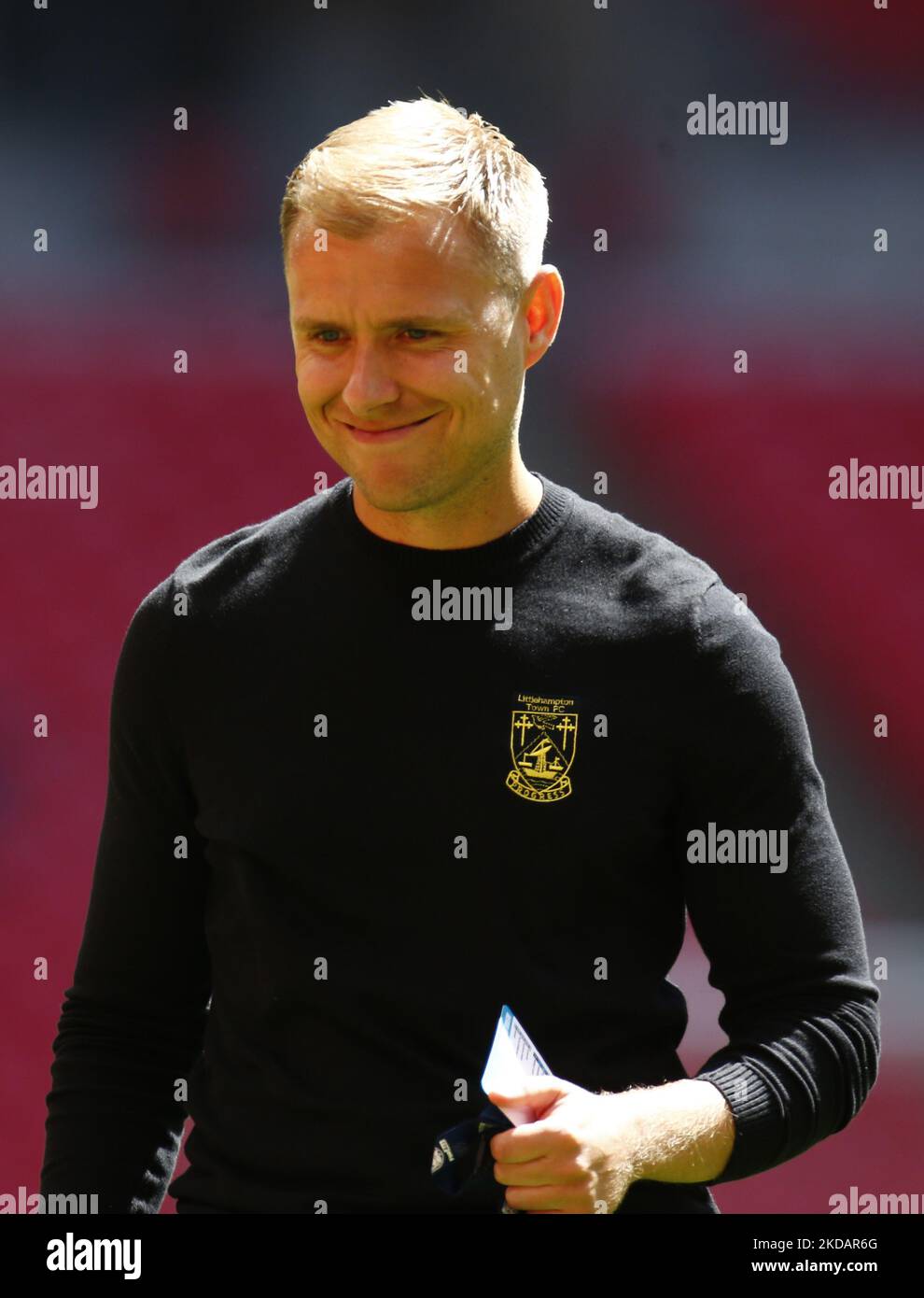 Mitchell Hand Joint Manager of Littlehampton Town during The Buildbase ...