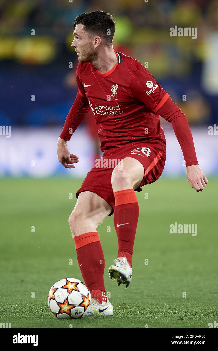 Andrew Robertson of Liverpool during the UEFA Champions League Semi ...