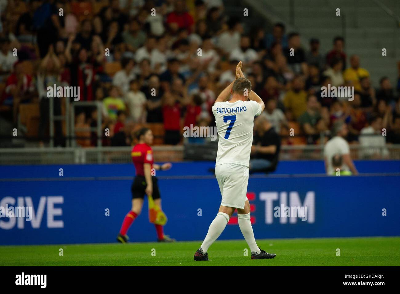 Andriy Shevchenko during soccer/football Integration Heroes Match in ...