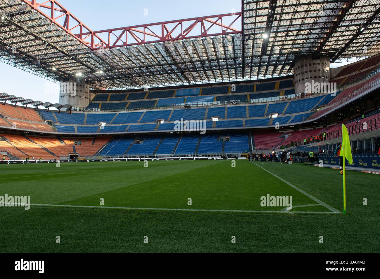 A general view of interior of Giuseppe Meazza (San Siro) stadium, Milan ...