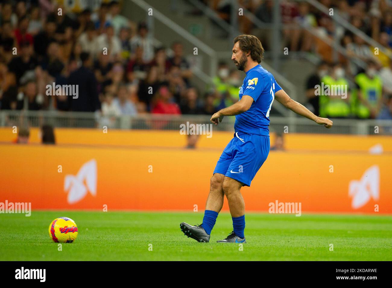 Andrea Pirlo during soccer/football Integration Heroes Match in ...