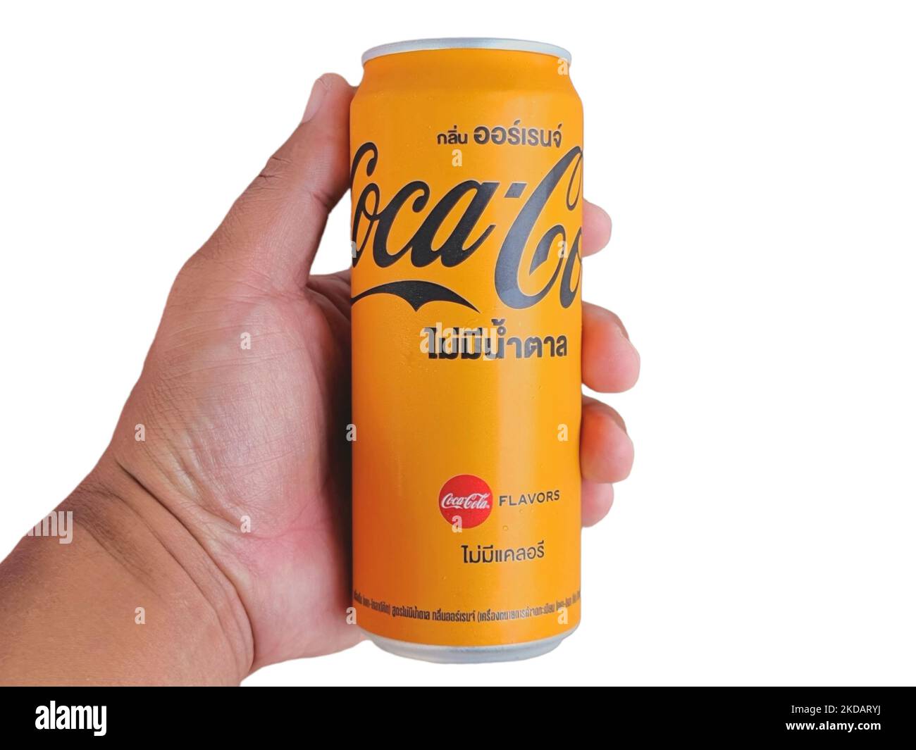 'Orange Coca-Cola' is new product in Thailand Stock Photo - Alamy