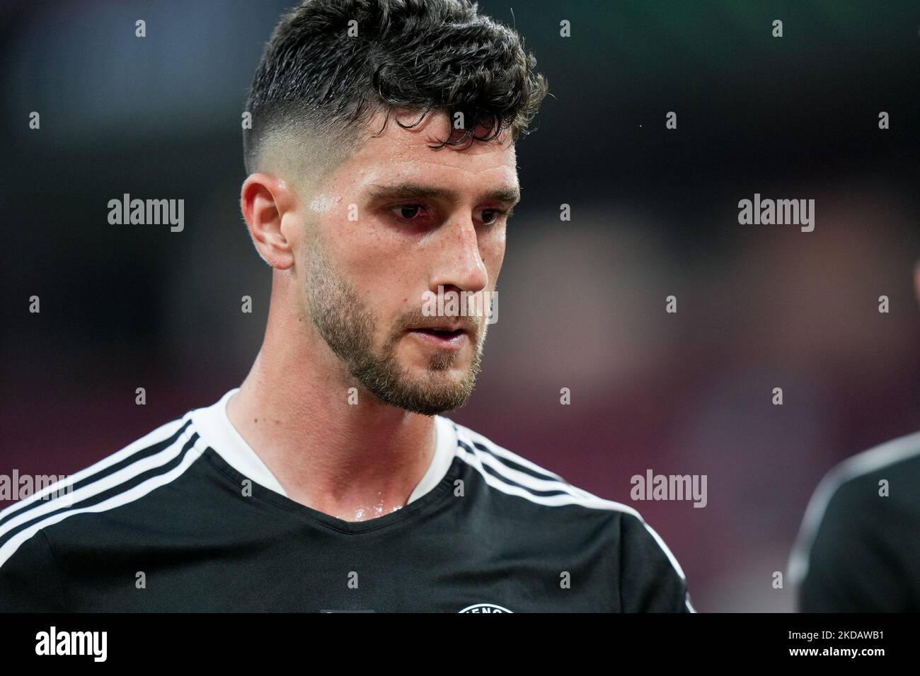 Marcos Senesi of Feyenoord Rotterdam looks on during Feyenoord training ...
