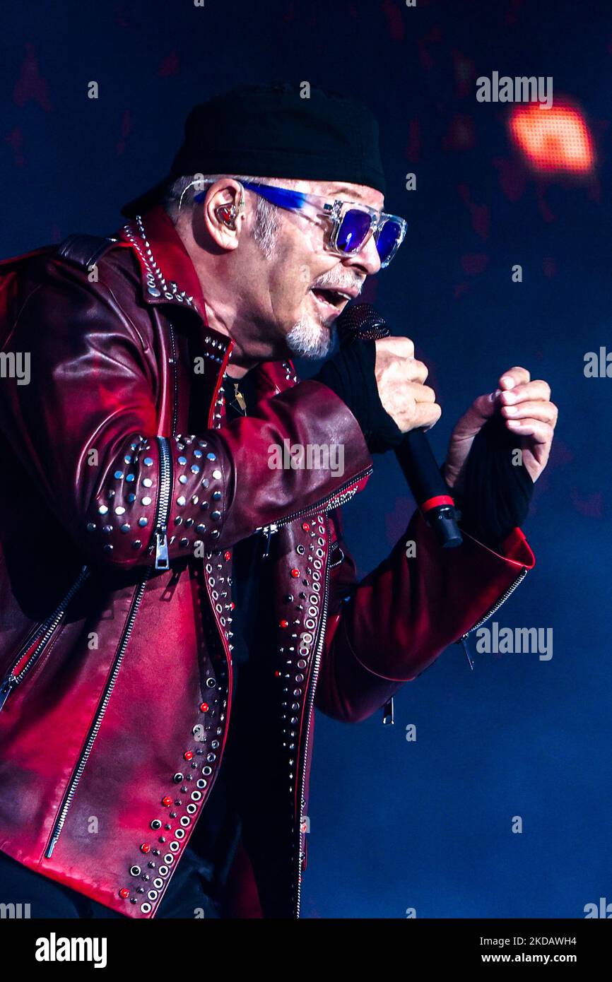 Italian singer Vasco Rossi in concert at Ippodromo San Siro in Milano, Italy, on May 24 2022 ...