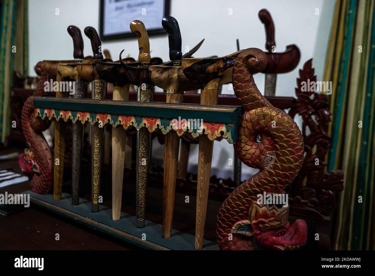Javanese Keris daggers made by Ki Empu Sungkowo Harumbrodjo, 68, are ...