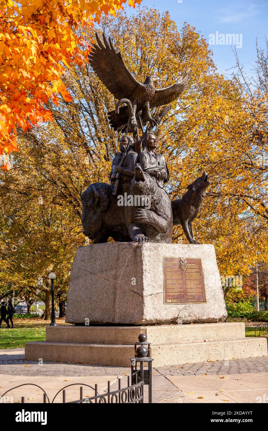 Ottaw, Ontario - October 20, 2022: National Aboriginal Veterans ...