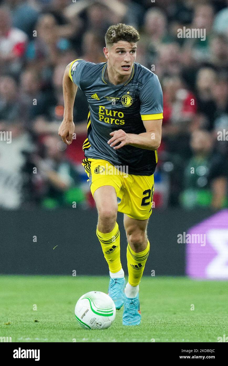 Guus Til of Feyenoord Rotterdam during the UEFA Conference League Final ...