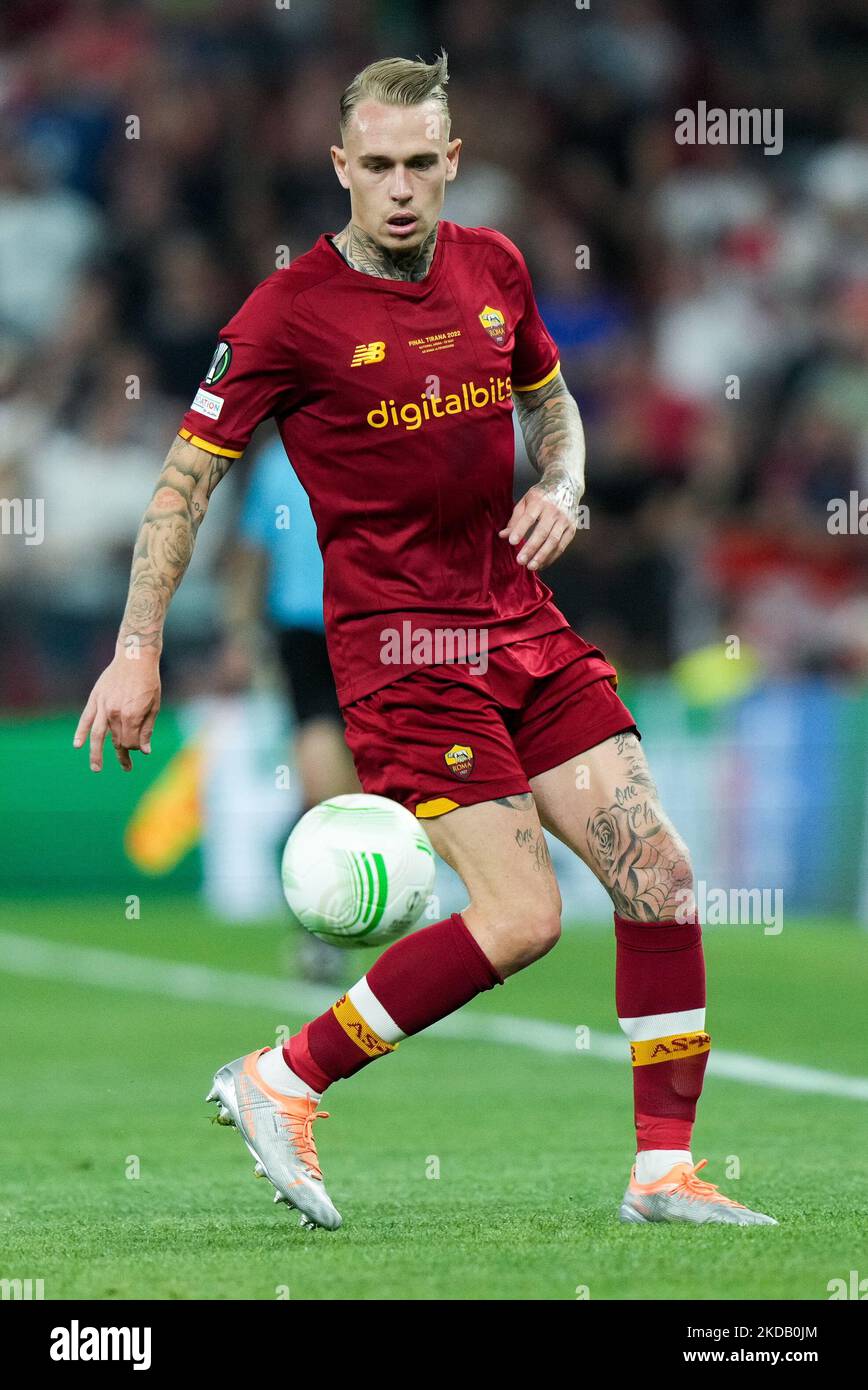 Rick Karsdorp of AS Roma during the UEFA Conference League Final match ...