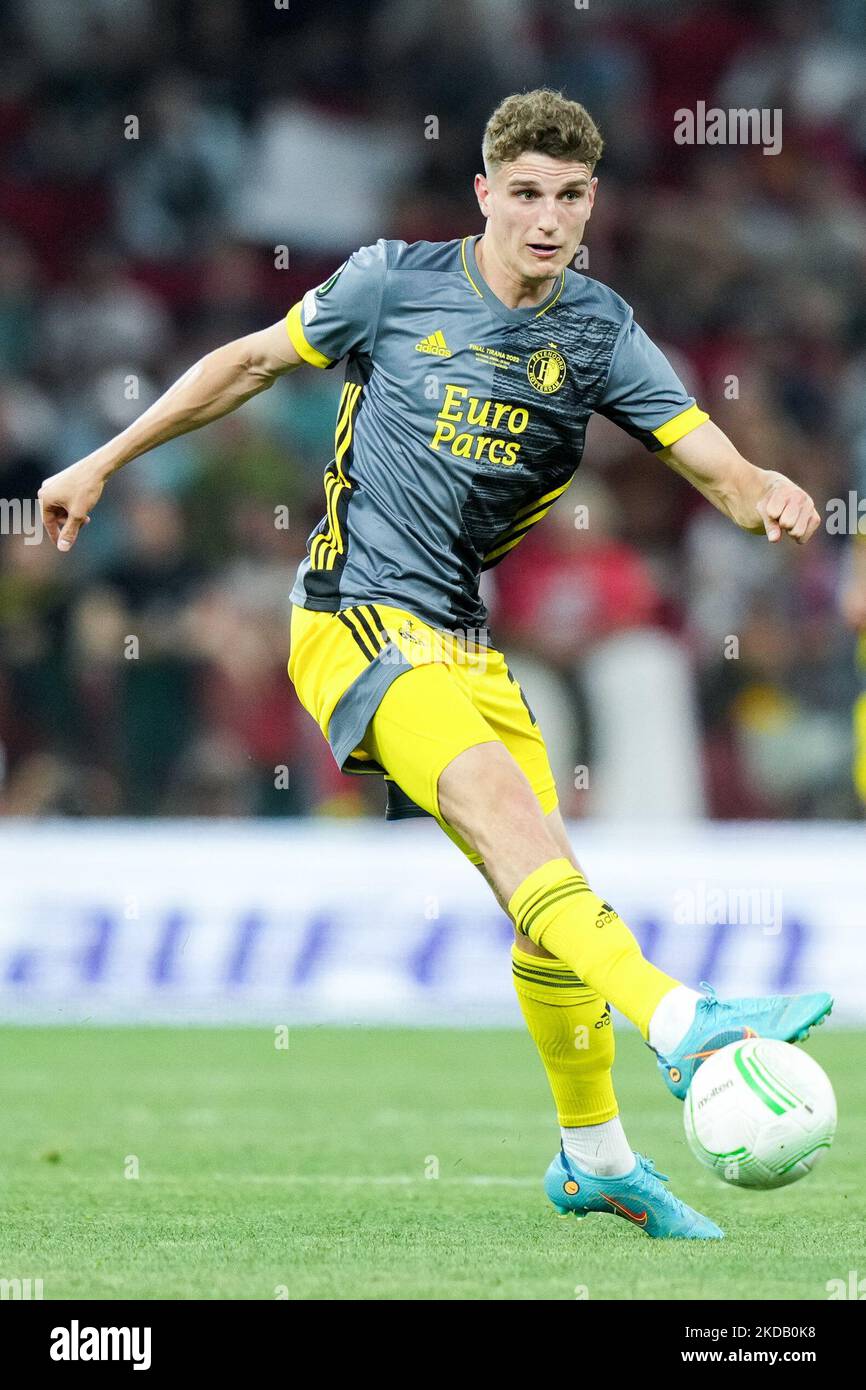 Guus Til of Feyenoord Rotterdam during the UEFA Conference League Final ...