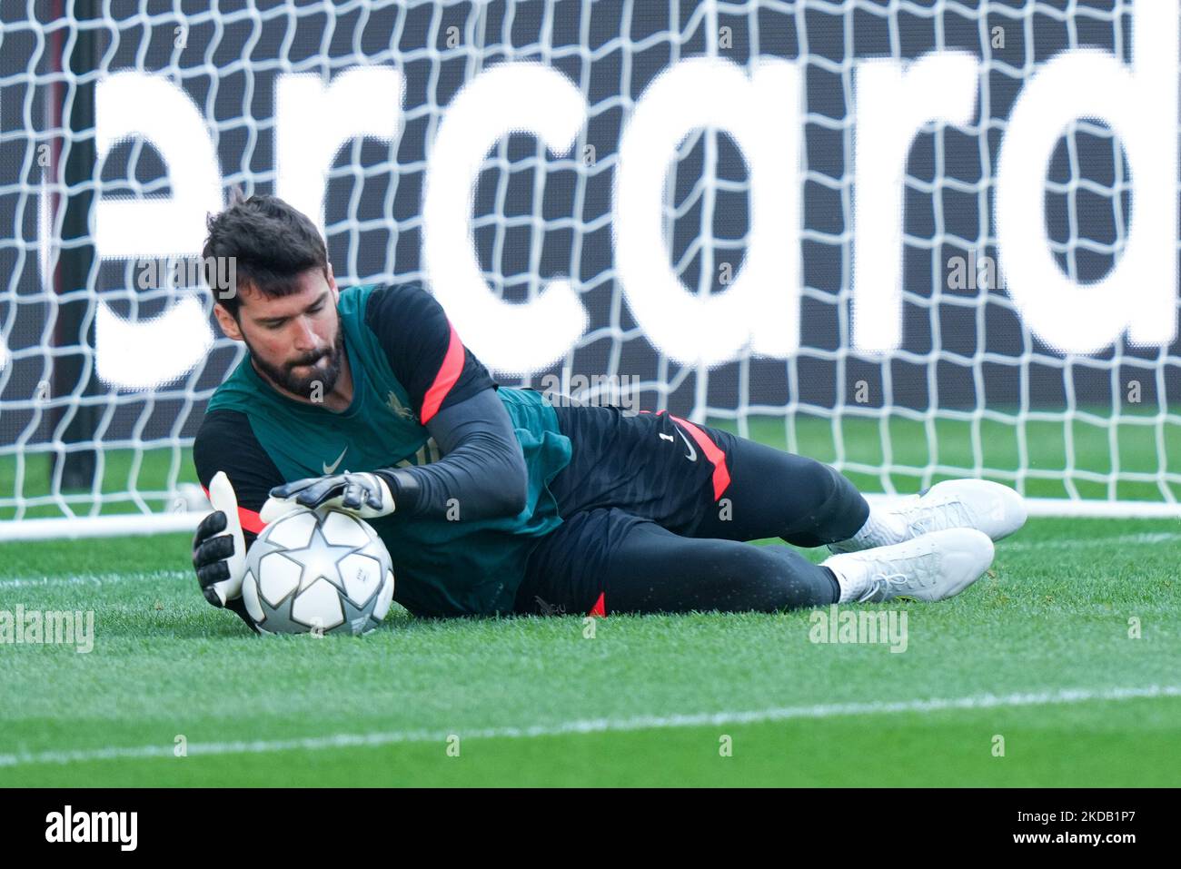 Alisson Becker of Liverpool FC during Liverpool training before The ...