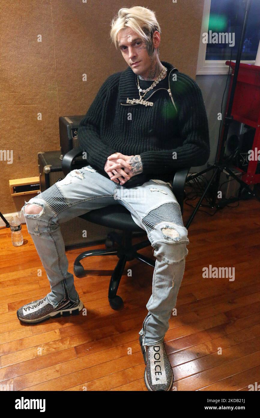 **FILE PHOTO** Aaron Carter Found Dead In Home At Age 34. PHILADELPHIA ...