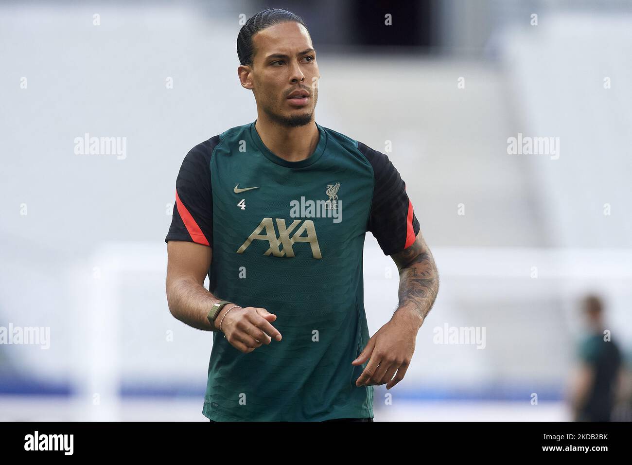 Virgil van Dijk of Liverpool at Stade de France on May 27, 2022 in ...