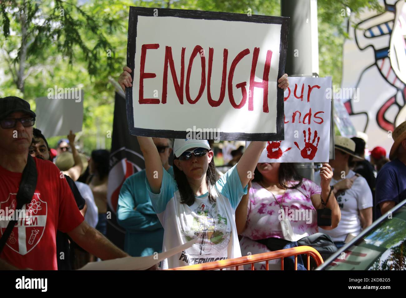 On Friday, May 27th, 2022, protestors gathered by the thousand outside ...