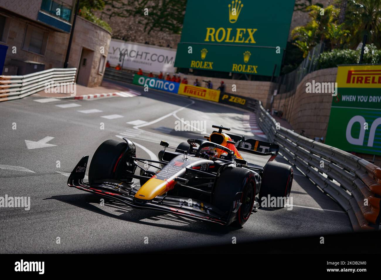 Max Verstappen of Holland driving the (1) Oracle Red Bull Racing RB18 ...