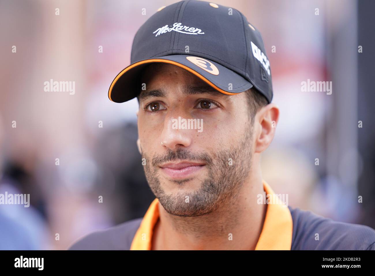 Daniel Ricciardo of Australia driving the (3) McLaren F1 Team MCL36 ...