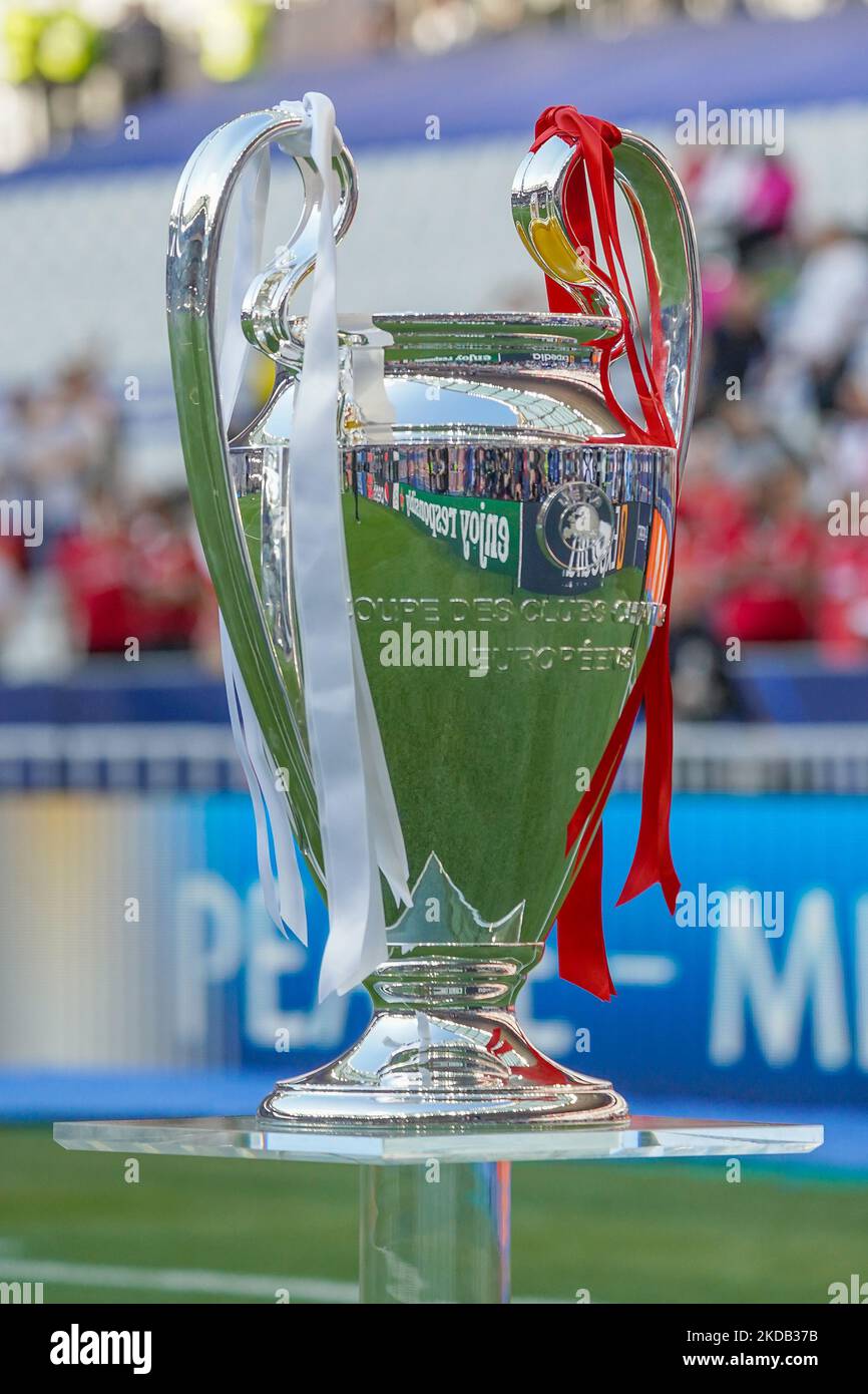 Champions League trophy during the UEFA Champions League Final match ...