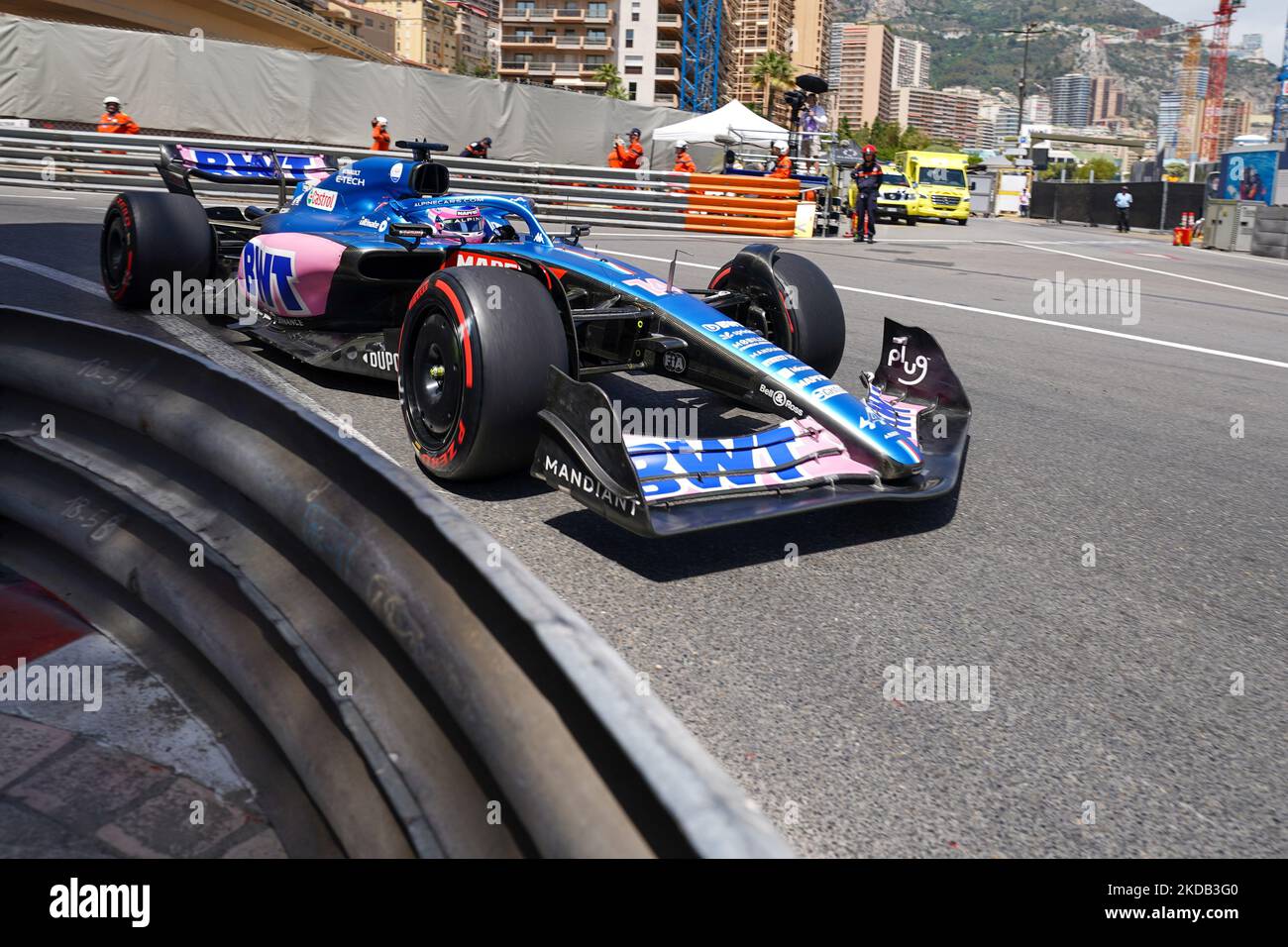 Fernando Alonso of Spain driving the (14) BWT Alpine F1 Team A522 ...