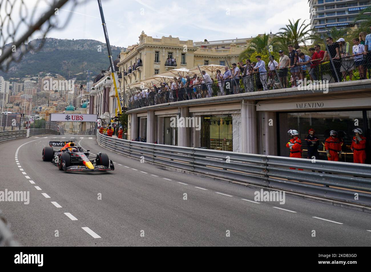 Max Verstappen of Holland driving the (1) Oracle Red Bull Racing RB18 ...