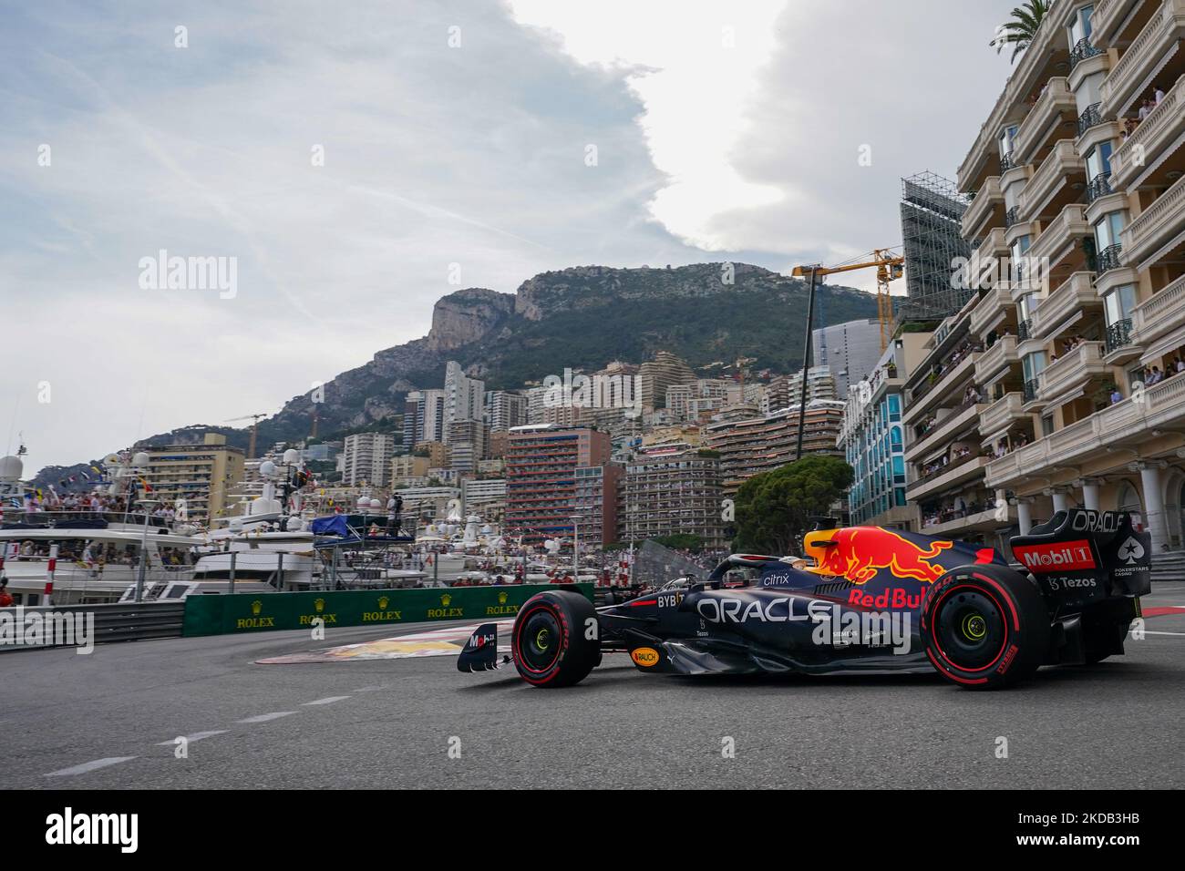 Max Verstappen of Holland driving the (1) Oracle Red Bull Racing RB18 ...