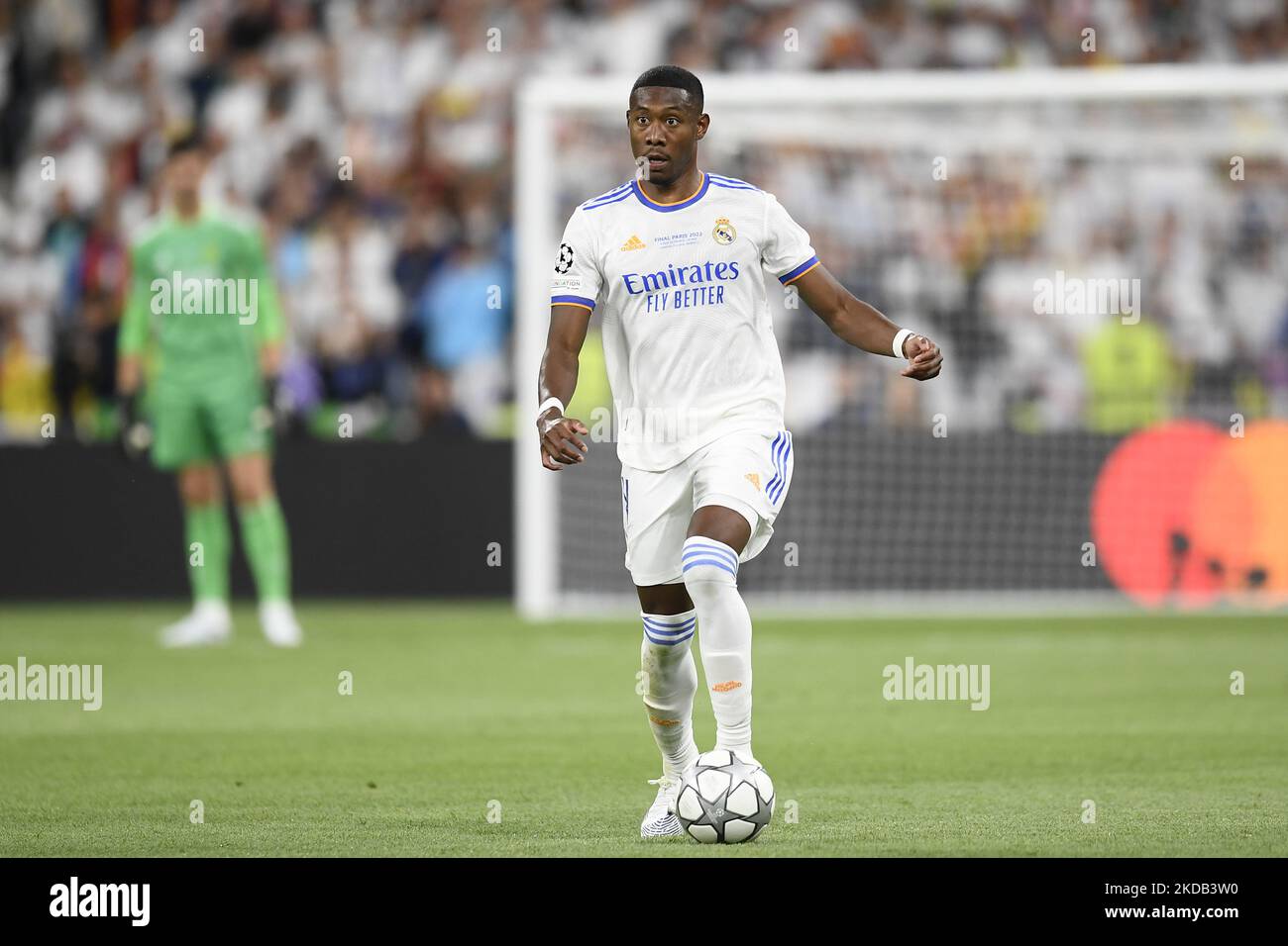 David Alaba of Real Madrid in action during the UEFA Champions League ...