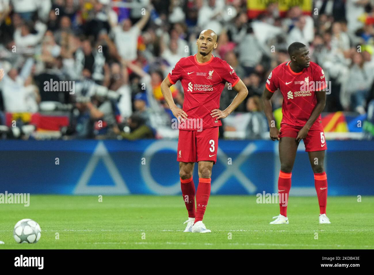 Fabinho of Liverpool FC looks disappointed during the UEFA Champions ...